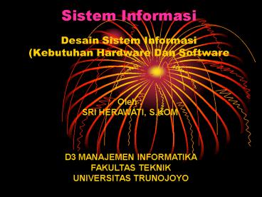 Sistem Informasi presentation | free to download