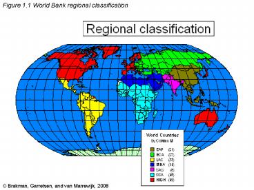 PPT – Figure 1.1 World Bank regional classification PowerPoint ...