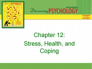 Stress, Health, and Coping presentation | free to download