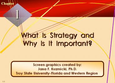 What Is Strategy and Why Is It Important? presentation | free to download