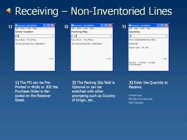 Receiving presentation | free to download