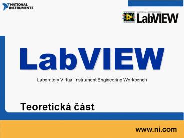 LabVIEW presentation | free to view