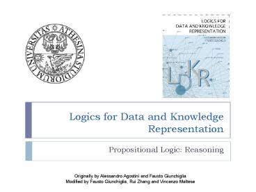 Logics for Data and Knowledge Representation presentation | free to ...