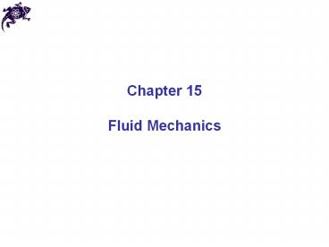 PPT – Fluid Mechanics PowerPoint presentation | free to download - id ...