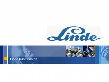 Linde - Corporate Presentation presentation | free to view