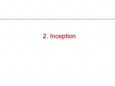 2. Inception presentation | free to download