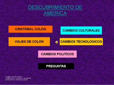 DESCUBRIMIENTO DE AMERICA presentation | free to download