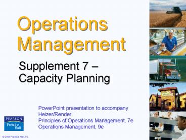 PPT – Capacity Planning PowerPoint presentation | free to view - id ...