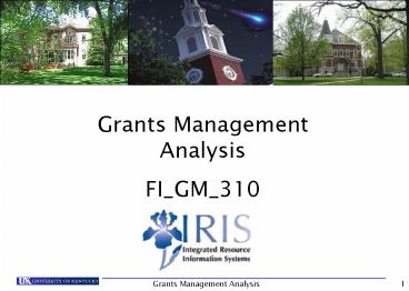 Grants Management presentation | free to download