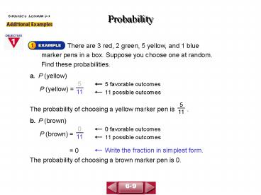 PPT – Probability PowerPoint presentation | free to download - id ...