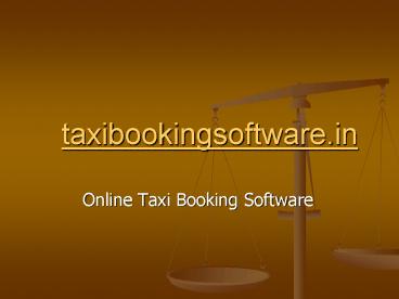 Online taxi booking software | taxi booking software | cab booking ...