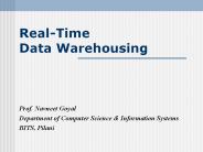 PPT – Data Warehousing PowerPoint presentation | free to download - id ...