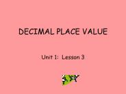 PPT – Decimal Place Value PowerPoint presentation | free to view - id ...