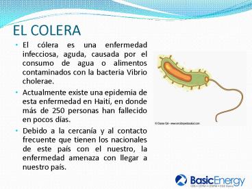 EL COLERA presentation | free to view