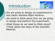 PPT – Paper Airplane Lab Experiment PowerPoint presentation | free to ...