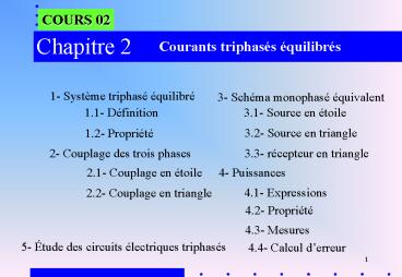 PPT – Chapitre 2 PowerPoint presentation | free to download - id ...