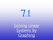 PPT – 3'3: Graphing and Solving Systems of Linear Inequalities ...