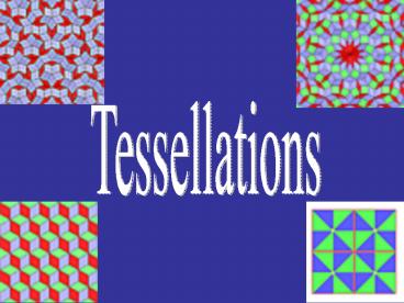 Tessellations presentation | free to download