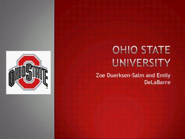 Ohio State University presentation | free to view