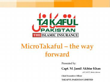 RETAKAFUL presentation | free to download