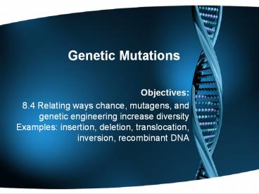 Genetic Mutations presentation | free to download