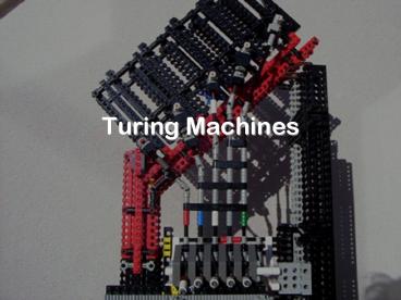 Turing Machines presentation | free to view