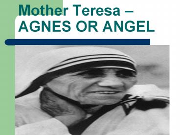 Mother Teresa presentation | free to download