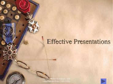 Effective Presentations presentation | free to download