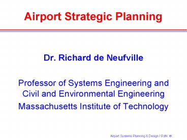 Airport Strategic Planning presentation | free to view