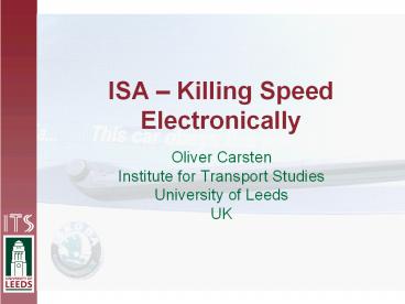 PPT – ISA PowerPoint presentation | free to download - id: 593ee9-NDFmN