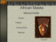 PPT – African Masks PowerPoint presentation | free to view - id: 152a7f ...