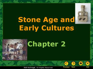 Stone Age and Early Cultures presentation | free to view