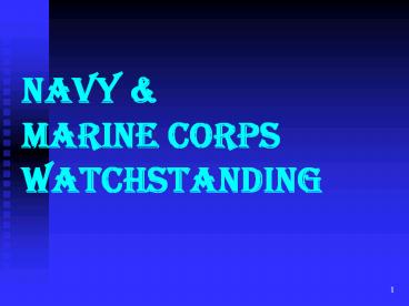 NAVY presentation | free to view