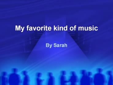 My favorite kind of music presentation | free to view