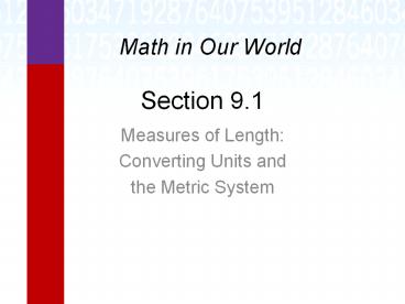 Measures of Length: presentation | free to download
