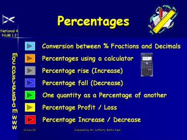 Percentages presentation | free to download