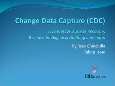 PPT – Change Data Capture (CDC) PowerPoint presentation | free to ...