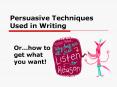 PPT – PERSUASIVE TECHNIQUES PowerPoint presentation | free to view - id ...