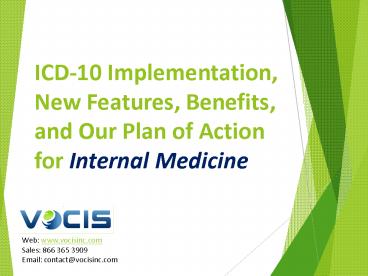 Medical Billing Coding, ICD-10 presentation | free to view