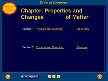 PPT – Chapter: Properties and Changes of Matter PowerPoint presentation ...