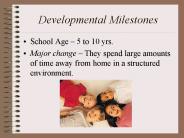 PPT – Developmental Milestones: Ages 0-5 Years PowerPoint presentation ...