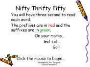 PPT – Nifty Thrifty Fifty PowerPoint presentation | free to view - id ...
