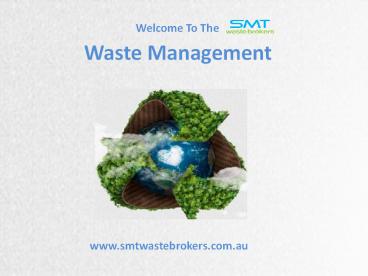 Waste Management presentation | free to view