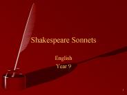 PPT – Sonnets PowerPoint presentation | free to view - id: 119e92-ZWJlY