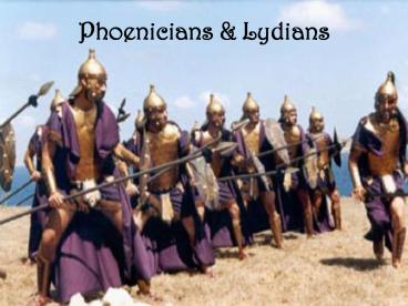 Phoenicians presentation | free to view