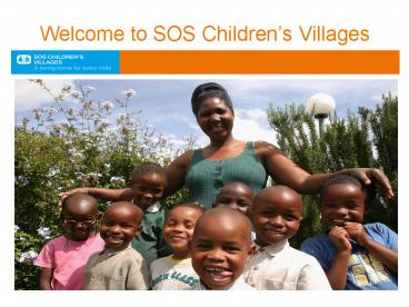 Welcome to SOS Children presentation | free to view