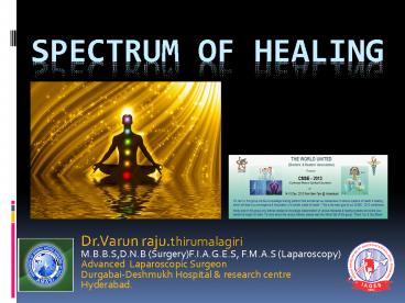 PPT – Spectrum of Healing PowerPoint presentation | free to download ...