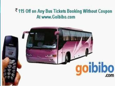 Goibibo.com - the ticket you can trust - book bus tickets online ...