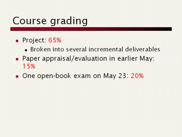 Course grading presentation | free to download