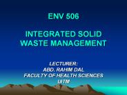 PPT – solid waste management PowerPoint presentation | free to download ...